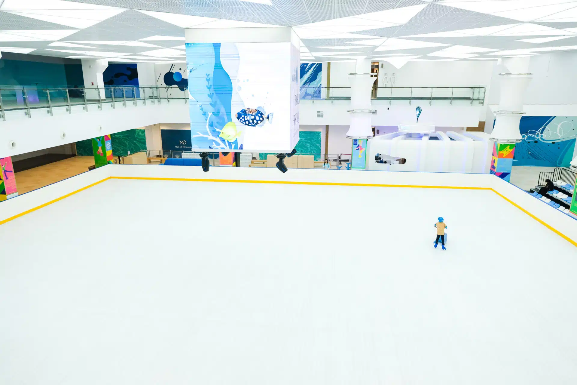 Permanent ice rink at the Mall of Dilmunia - Ice-World